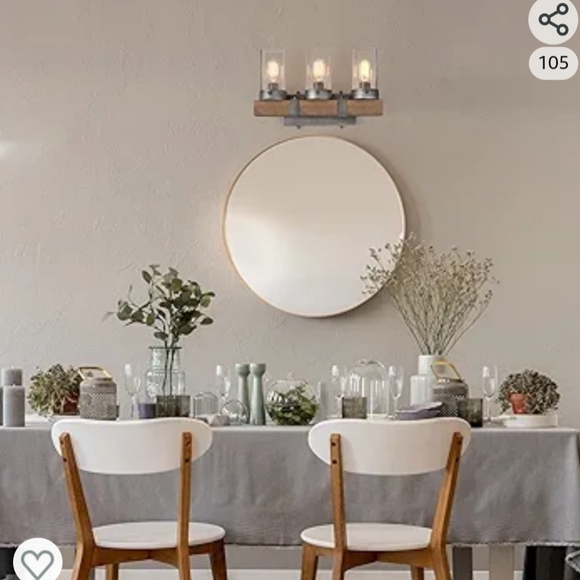 LNA | Bath | Lof Barn Farmhouse Rustic Bathroom Vanity Light Wall Light ...